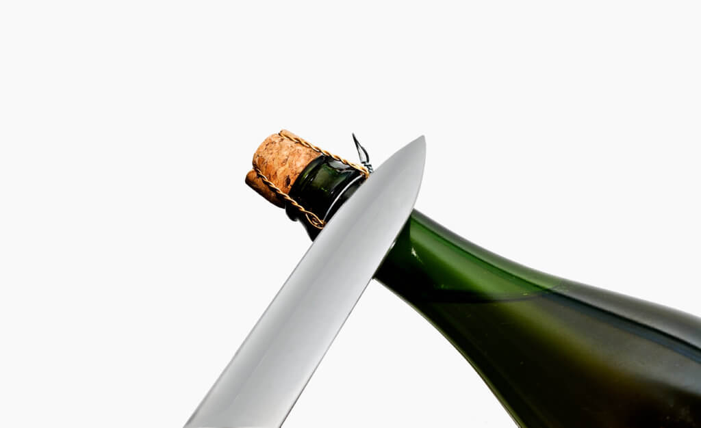 How to Saber a Champagne Bottle - Georgia Crown Distributing Co.